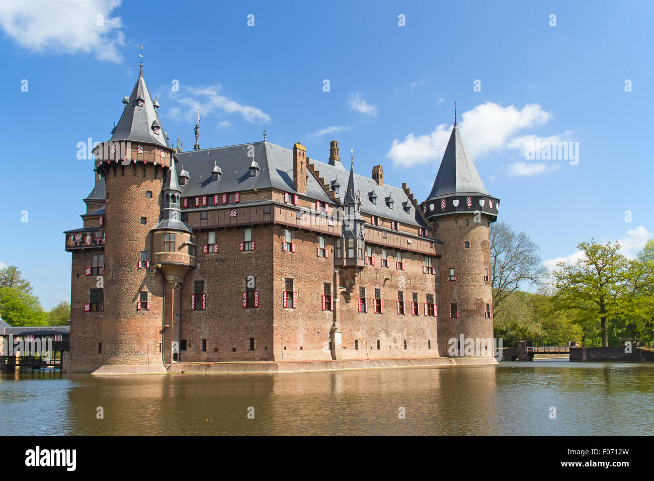 Ancient De Haar castle near Utrecht, Netherlands Stock Photo - Alamy