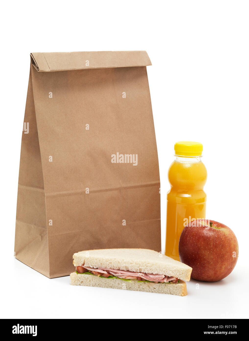 Lunch box bag sandwich Cut Out Stock Images & Pictures - Alamy