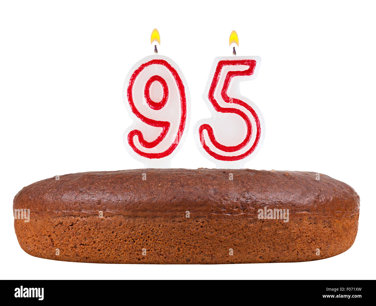 Birthday cake candles number 95 Cut Out Stock Images & Pictures - Alamy
