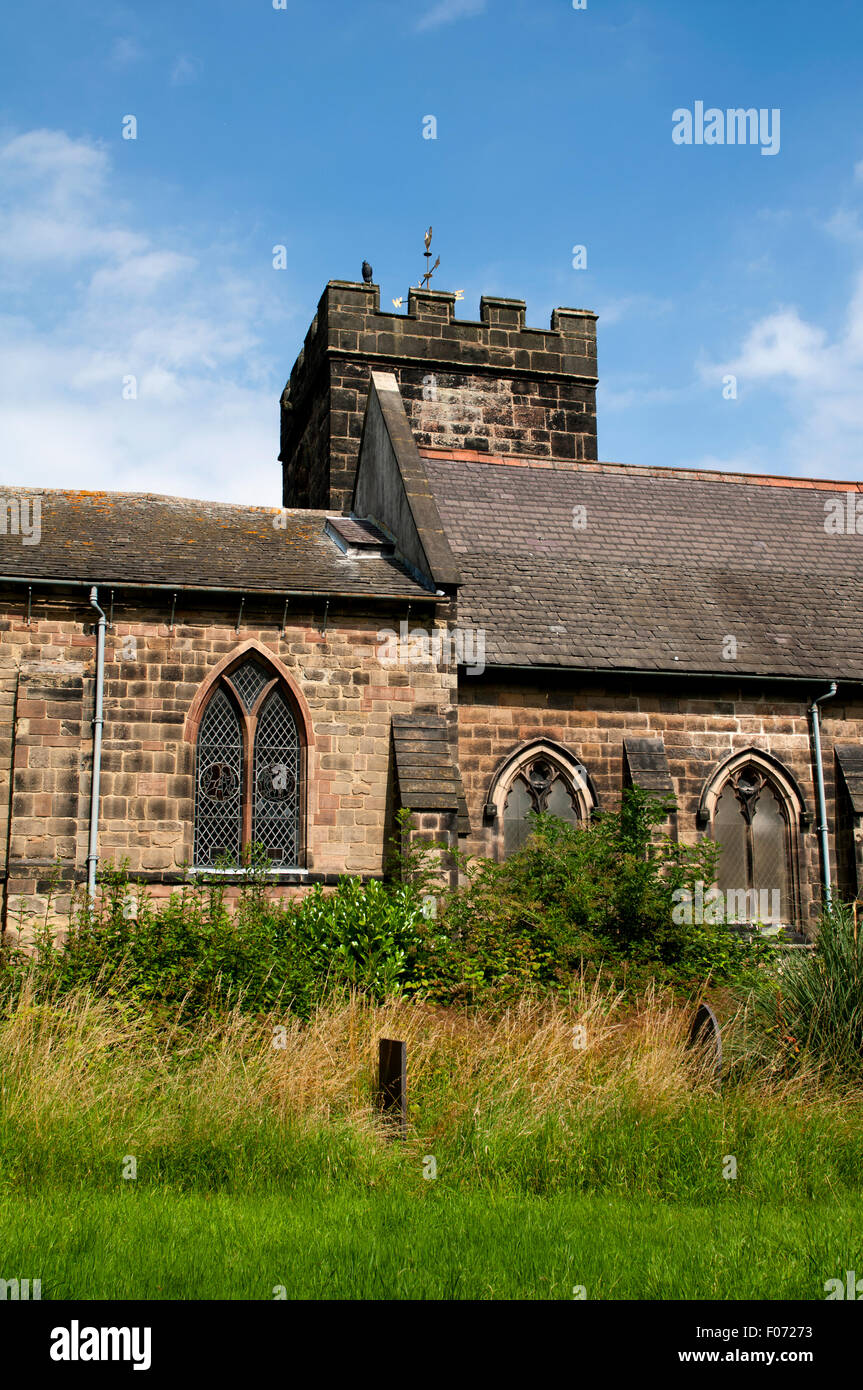 St. George and St. Mary`s Church, Church Gresley, Derbyshire, England ...
