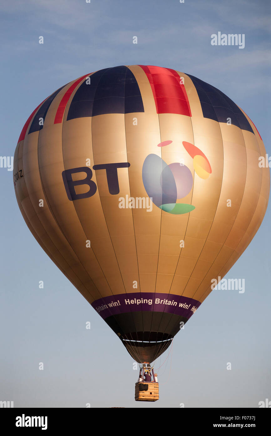 Bristol, UK. 8th Aug, 2015. A BT Balloon took off during the Bristol ...