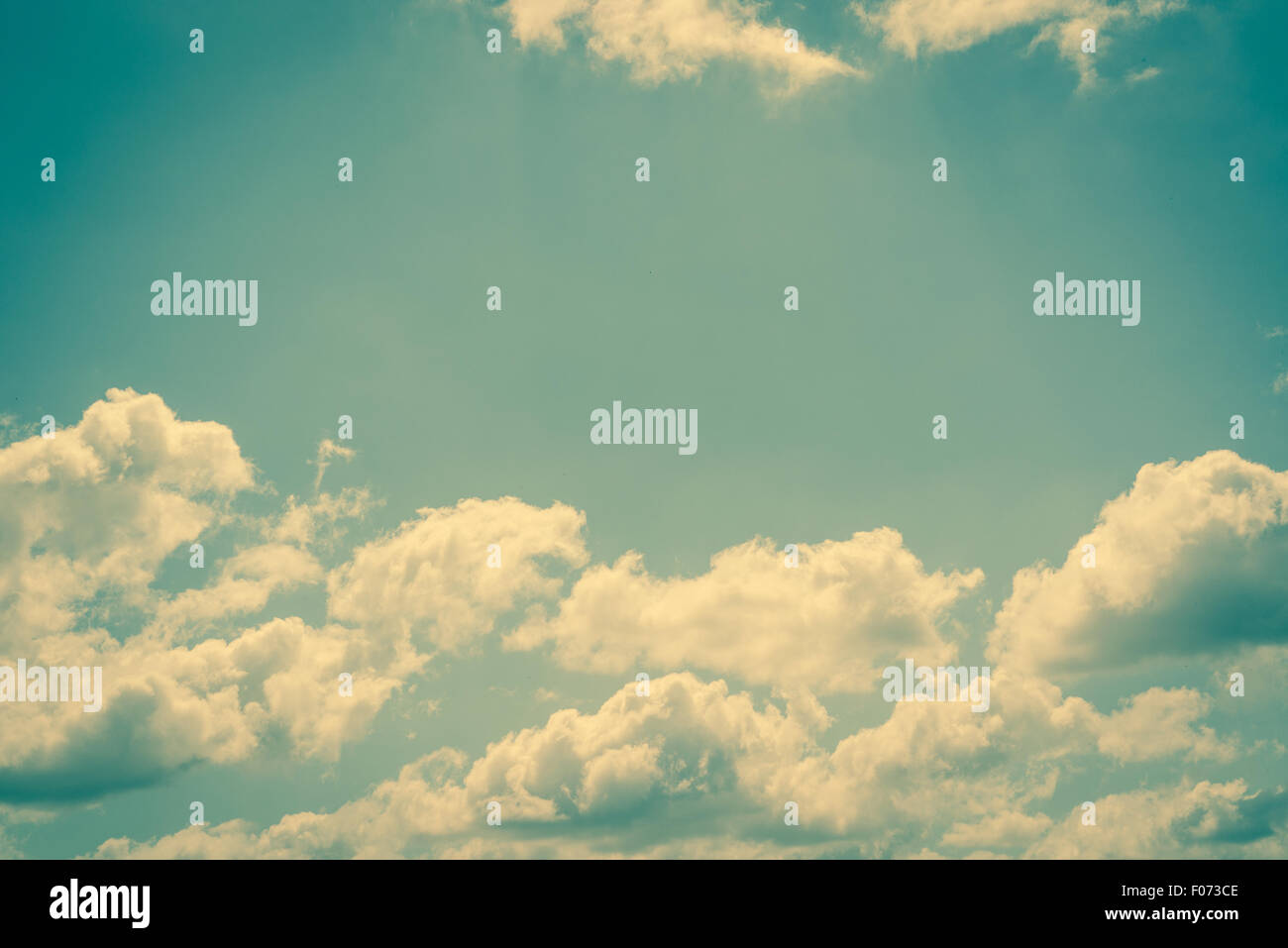 White clouds on a fresh blue background Stock Photo - Alamy