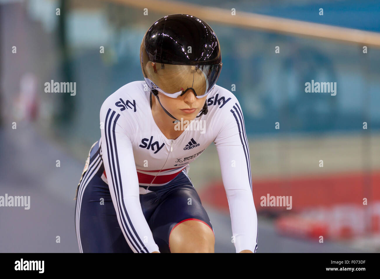 Laura Kenny (Laura Trott) during the Women's Omnium (Elimination Race ...