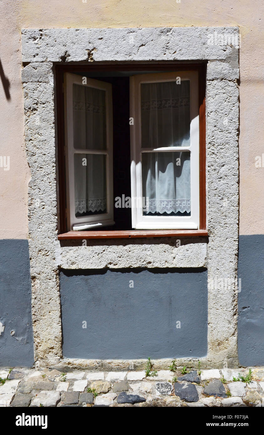 Old window of house Stock Photo - Alamy