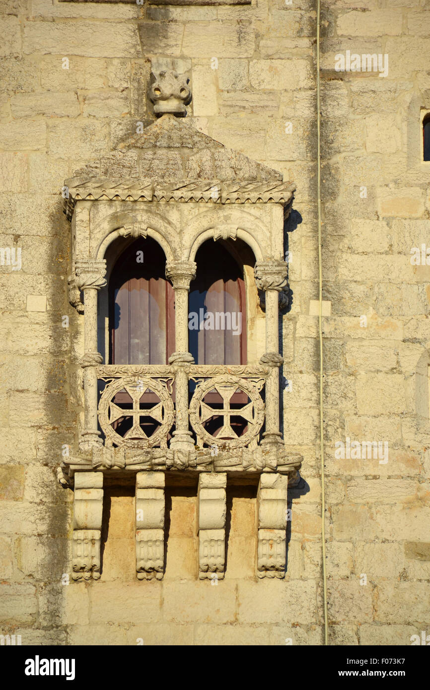 Detail of Belem Tower Stock Photo - Alamy