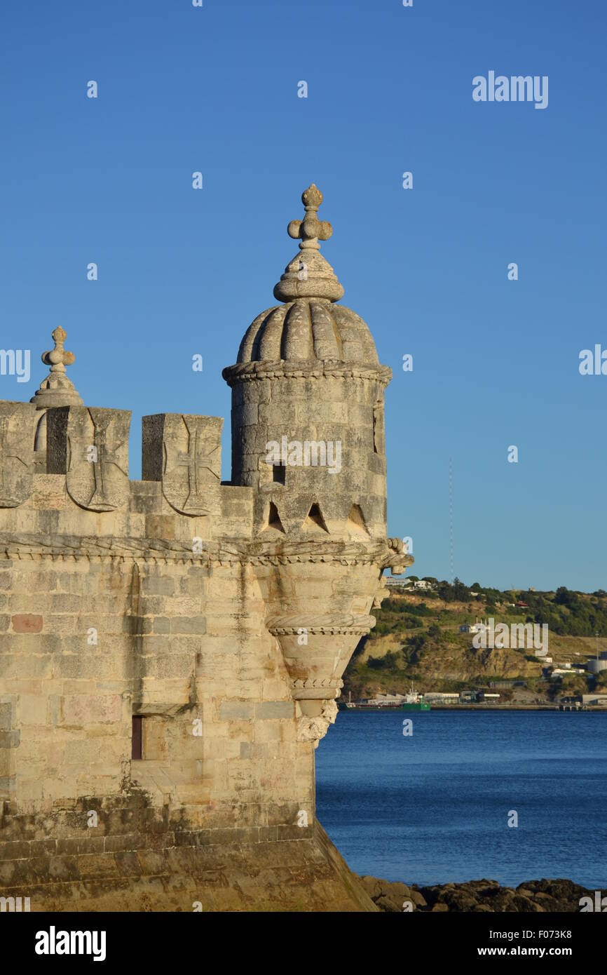 Detail of Belem Tower Stock Photo - Alamy