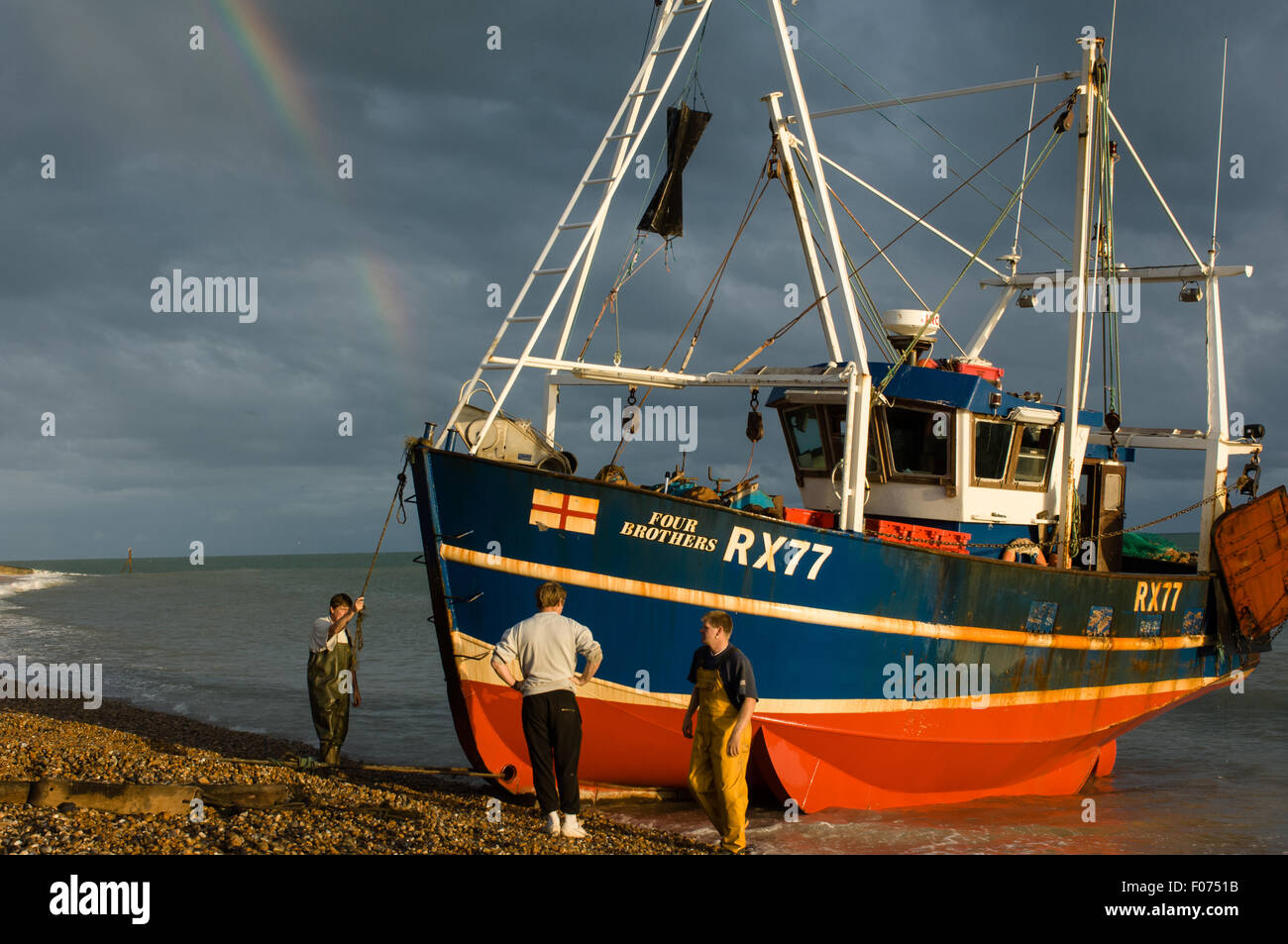 Hastings, East Sussex, England. Hastings, East Sussex, England. Fishing ...
