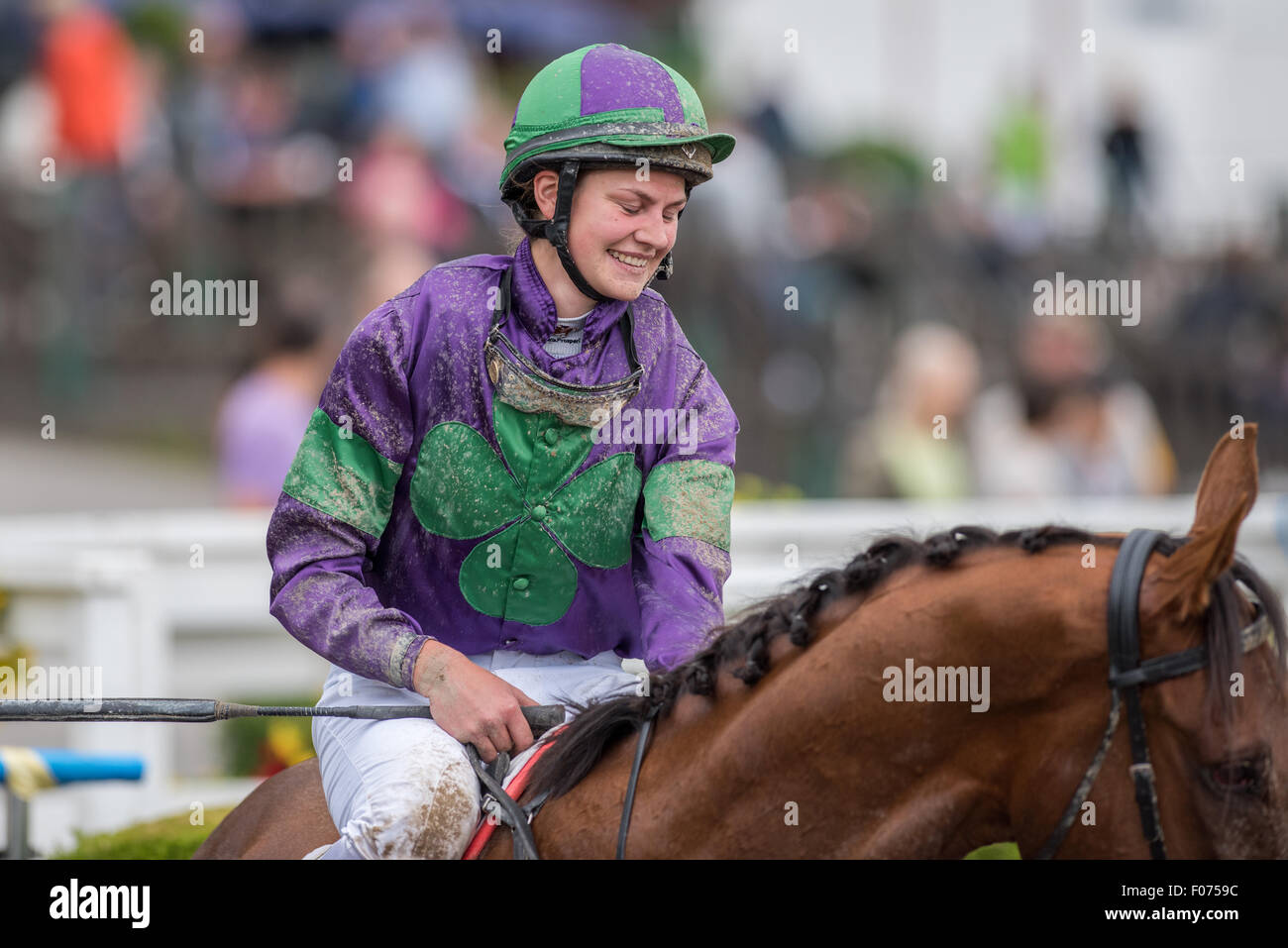 Horse jockey woman hi-res stock photography and images - Alamy