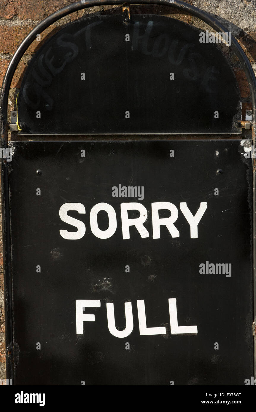 Charlestown, West country, England. Harbour. Sorry Full sign Stock ...