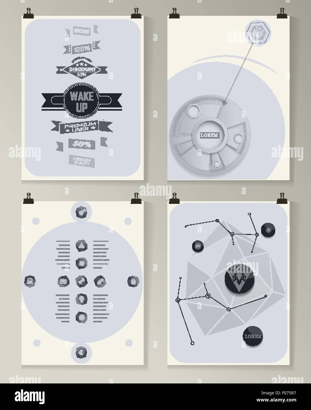 Modern infographic poster. Background Stock Vector Image & Art - Alamy