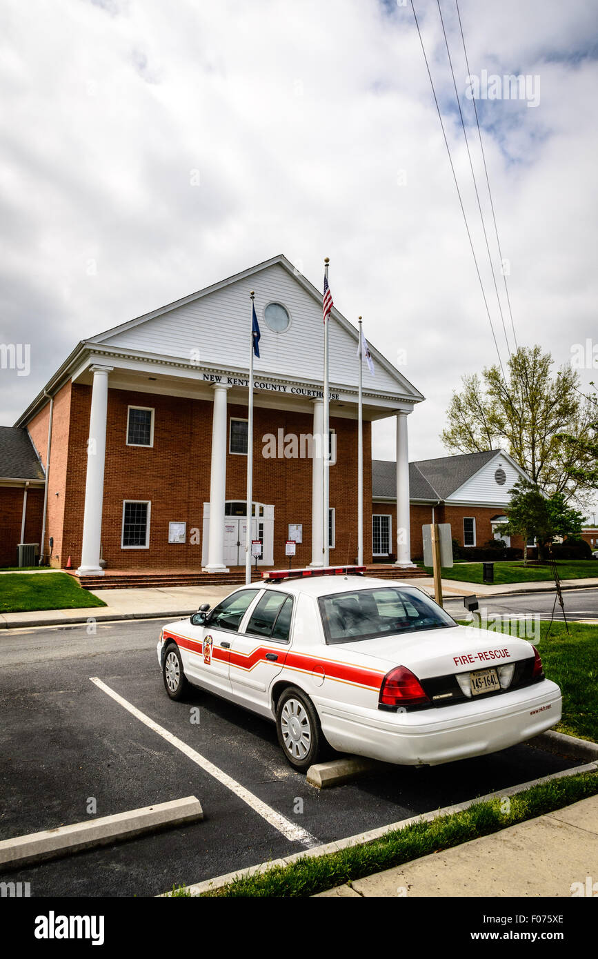 Modern New Kent County Courthouse (1990), Courthouse Circle, New Kent ...