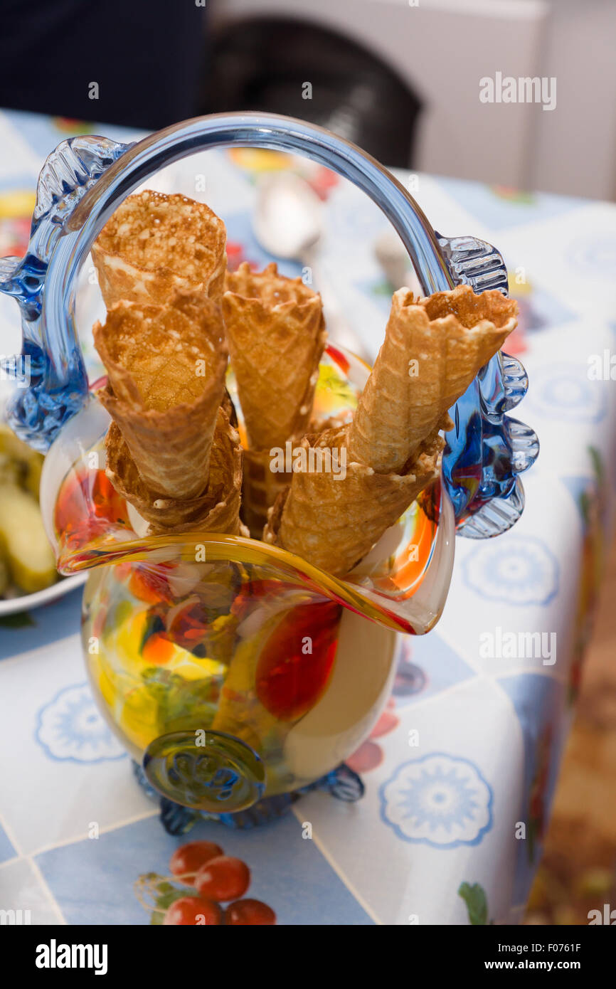 Wafer glass hi-res stock photography and images - Alamy