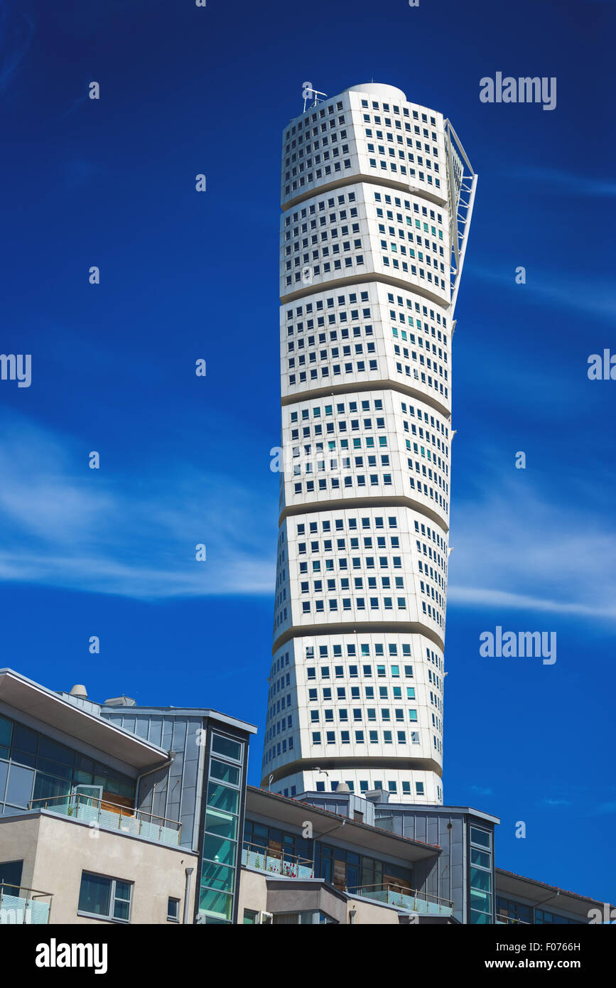 MALMO, SWEDEN - JUNE 26, 2015: Malmo Turning Torso, Tallest Building in ...