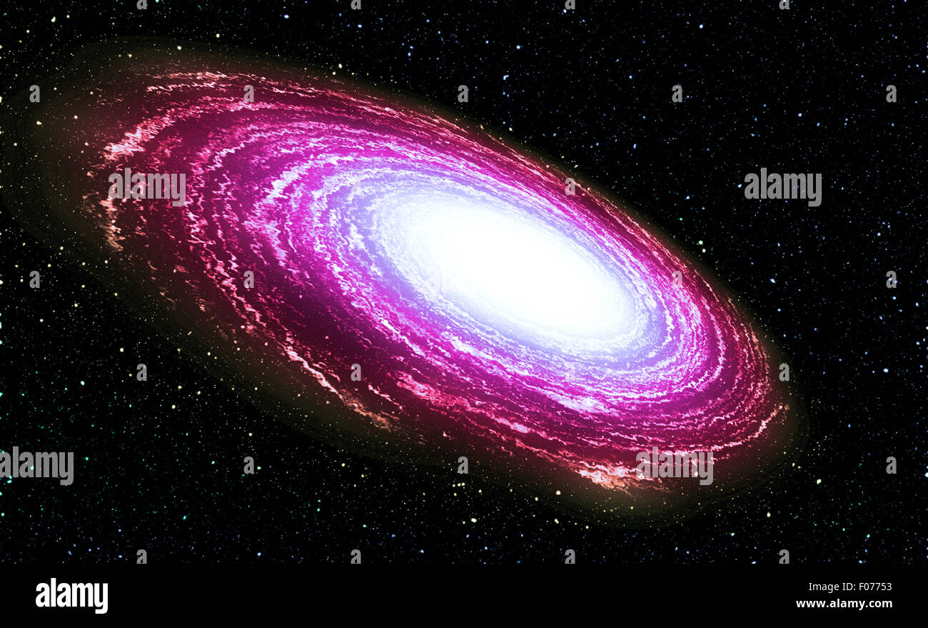 Spiral Galaxy in space Stock Photo - Alamy