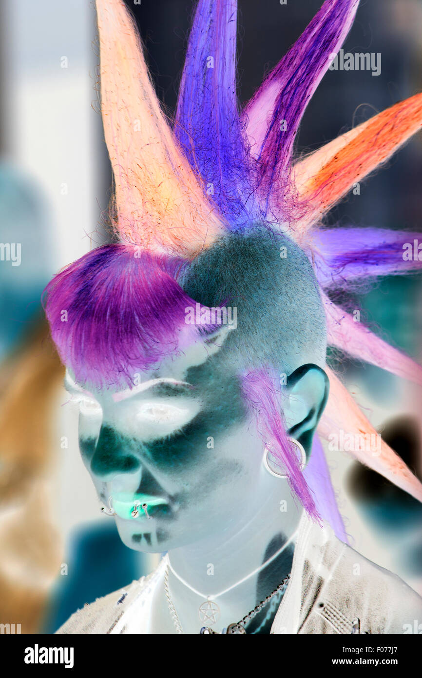 a punk rock rebel rebelling rebellion Blackpool festival spike spiked ...