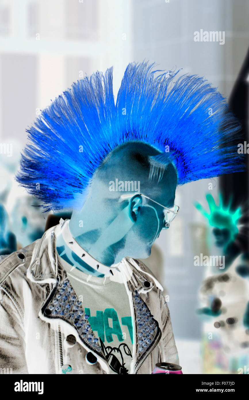 a punk rock rebel rebelling rebellion Blackpool festival spike spiked ...