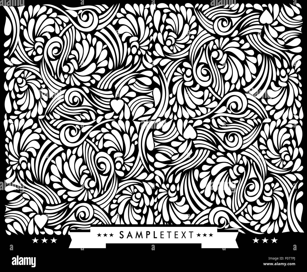 calligraphic floral design elements Stock Vector Image & Art - Alamy