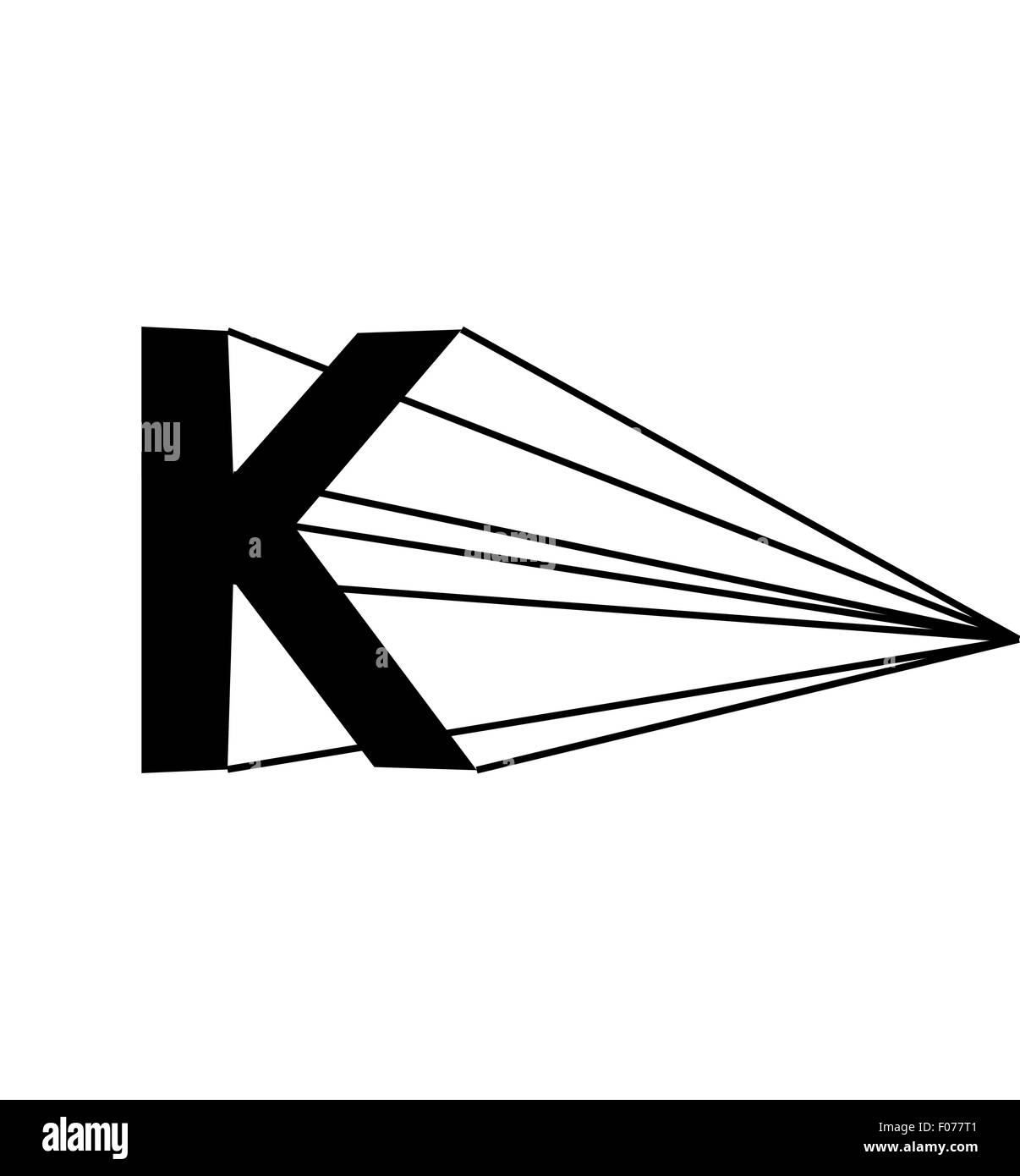 Vector abstract triangle abc Black and White Stock Photos & Images - Alamy