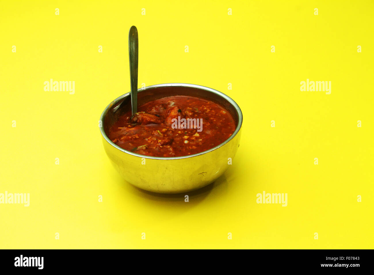 Red Indian curry Stock Photo - Alamy
