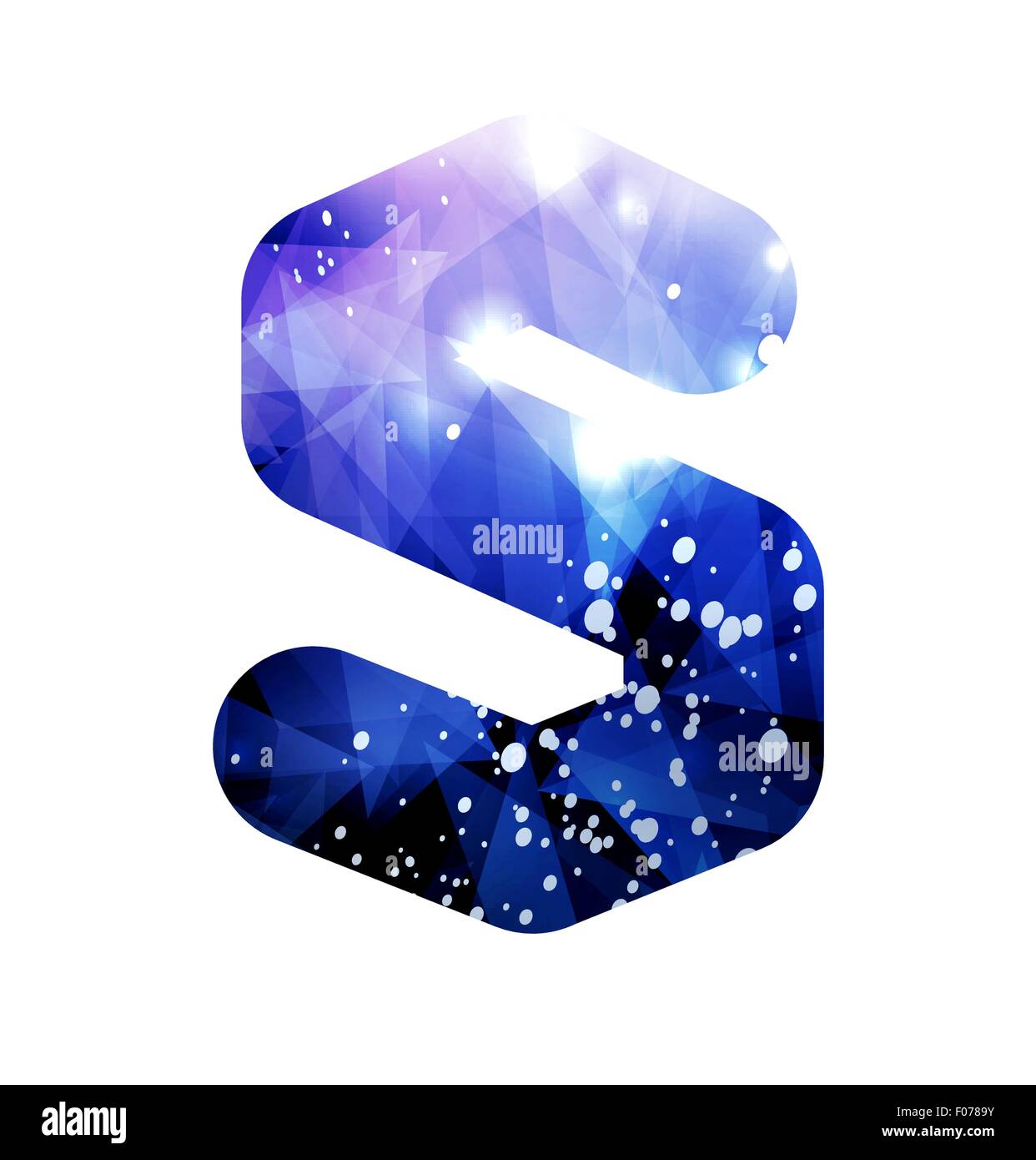 Abstract Geometric letter Stock Vector Image & Art - Alamy