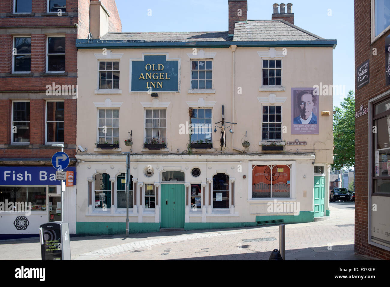 The Old Angel Public House Lace Market Nottingham Stock Photo - Alamy