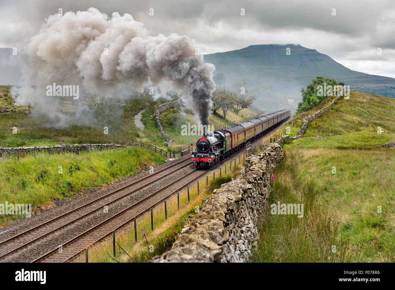 Picture Of A Steam Train Up A Steep Hill Going