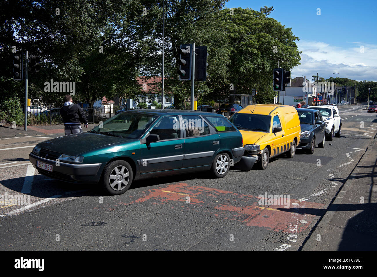 Car crash police car hi-res stock photography and images - Alamy