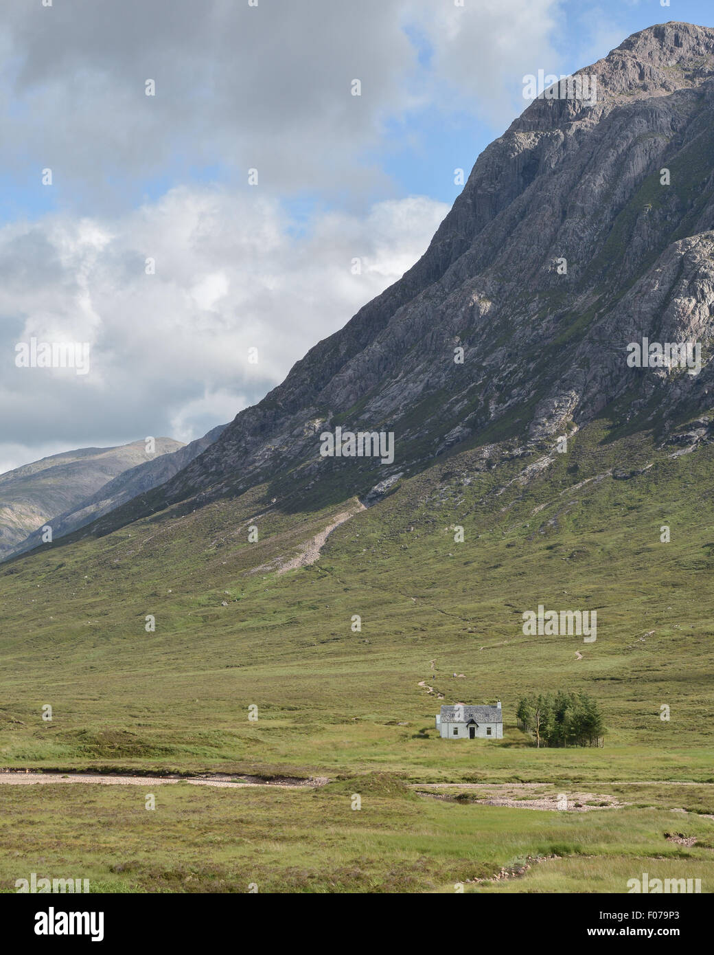 Lagangarbh Hut - a former bothy - at the foot of Buachaille Etive Mor ...
