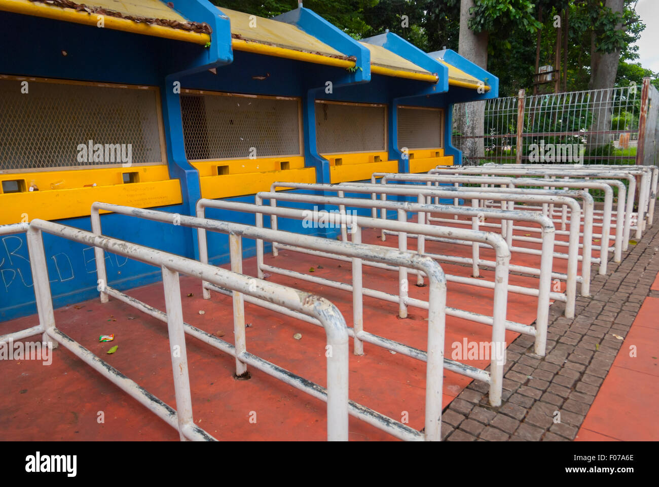 A ticket counter at Gelora Bung Karno (Senayan Sports Complex) in ...