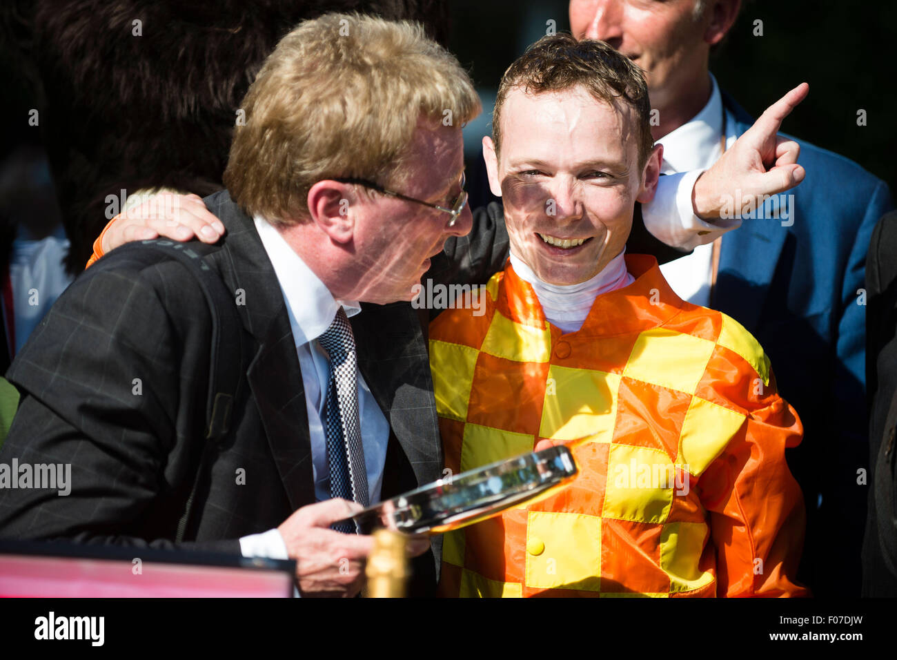 Craig Bennett (L-R), owner of riding stable Merry Fox Stud Limited ...