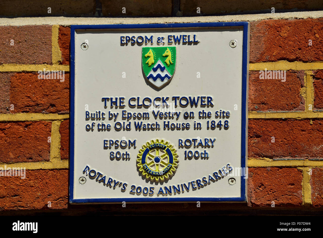 Clock tower epsom town centre hi-res stock photography and images - Alamy