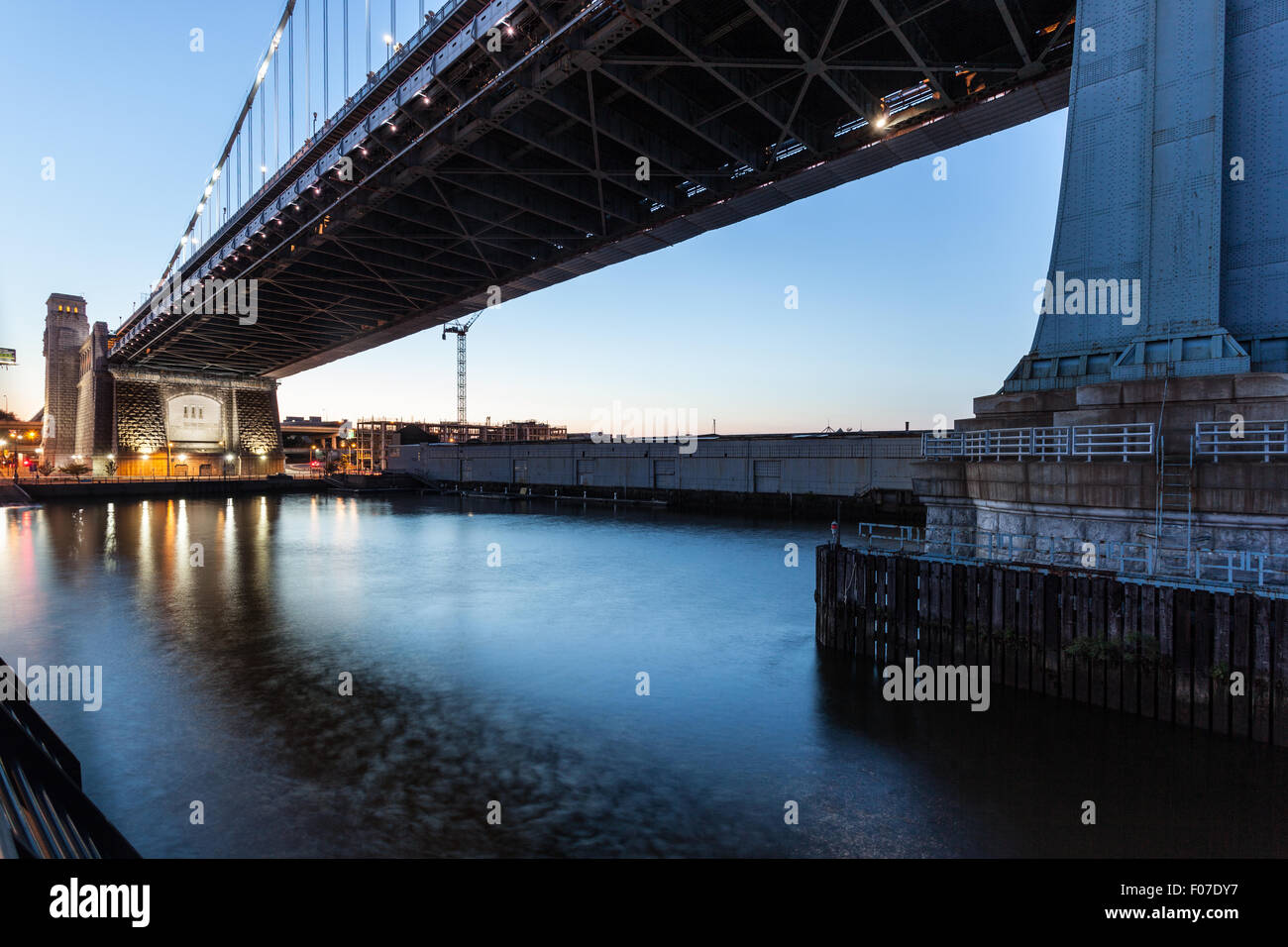 View of the Ben Franklin Bridge from the Pennsylvania side of the ...