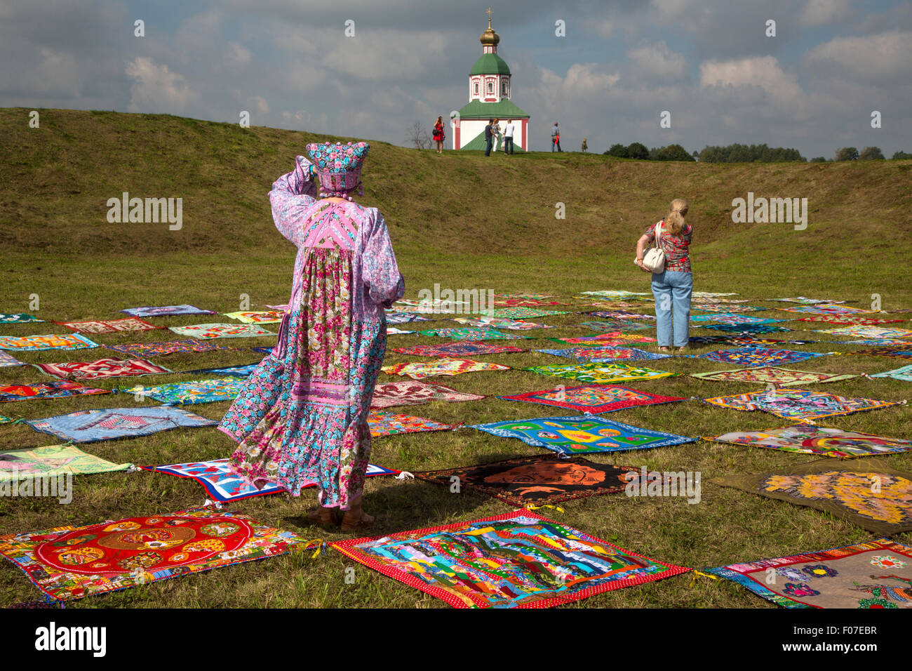 Suzdal, Russia. 8th of August, 2015. Medieval Russian city of Suzdal in ...