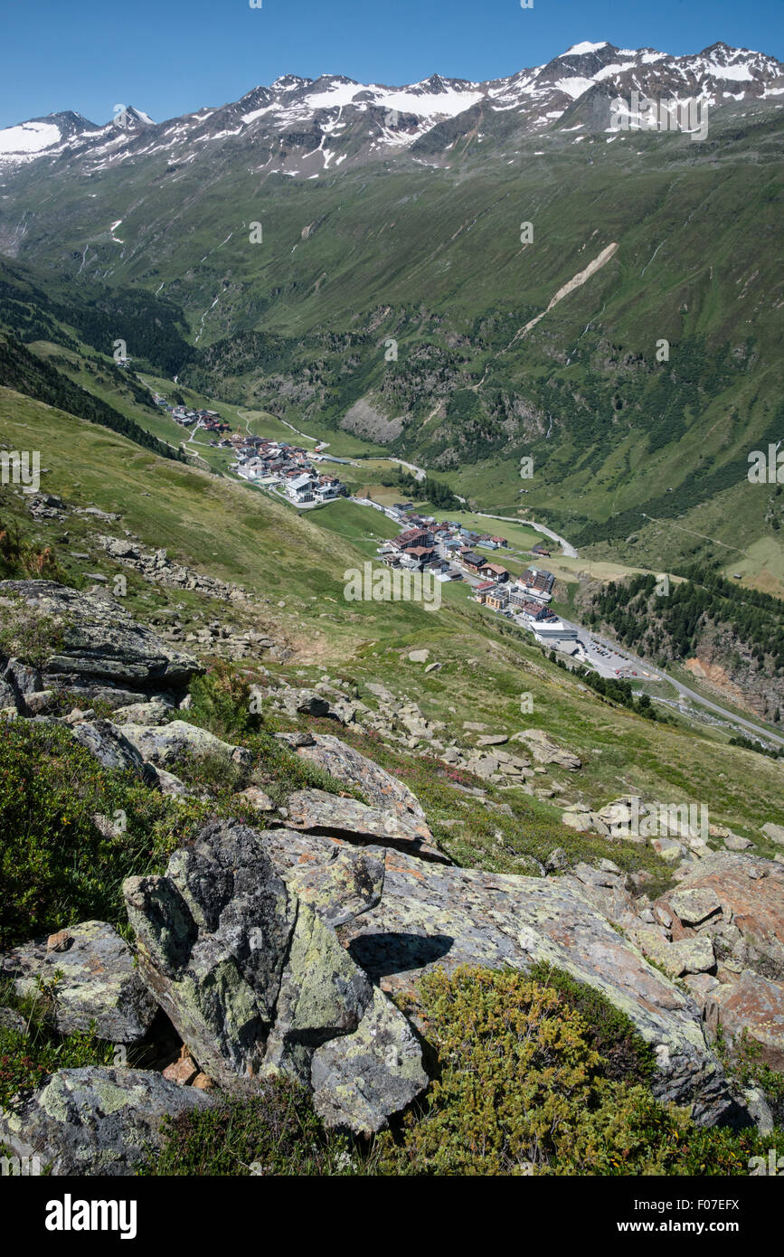 Images in and around the Tyrolean village of Obergurgl The village of ...