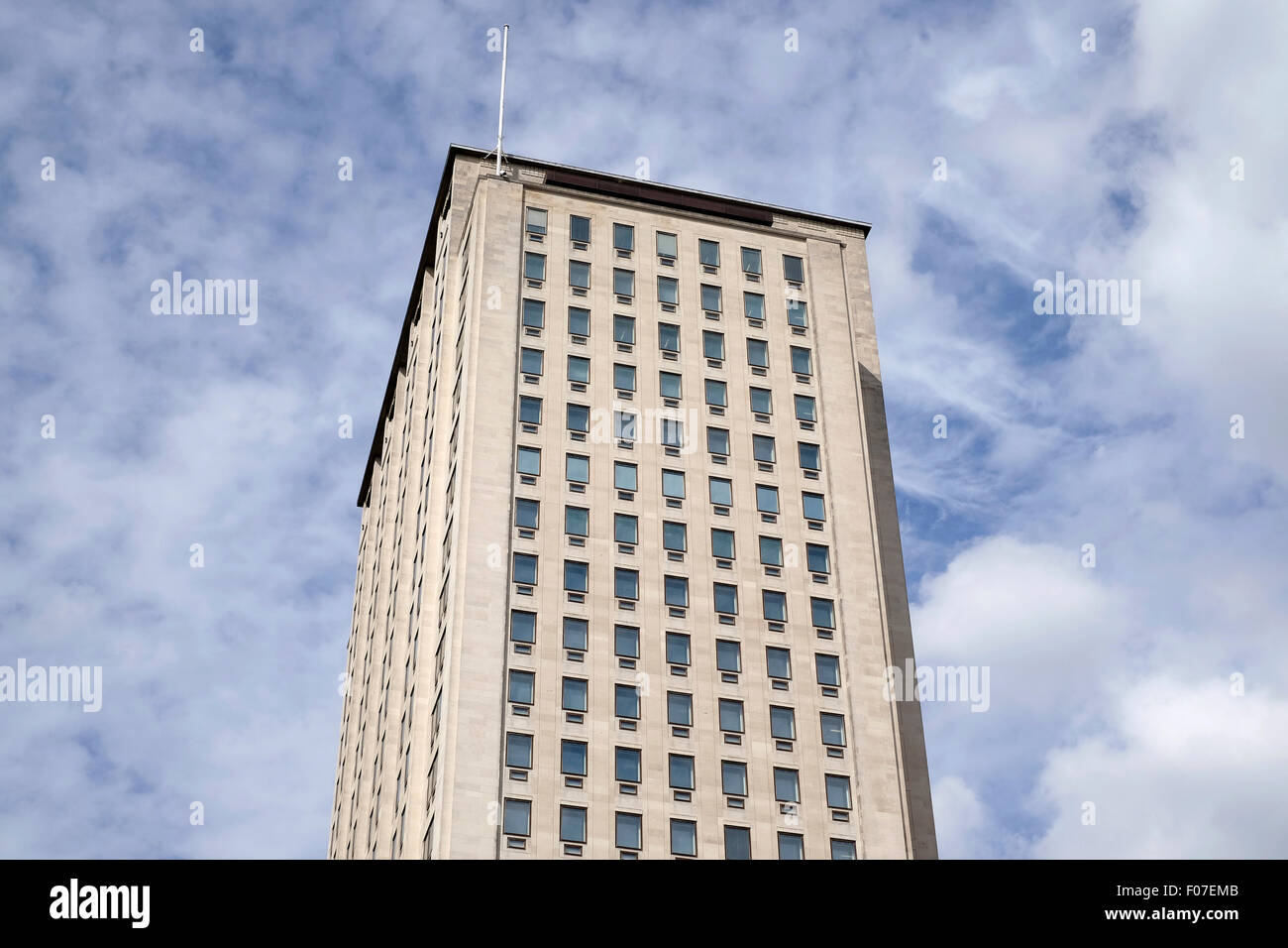 A close-up view of the Shell centre in London Stock Photo - Alamy