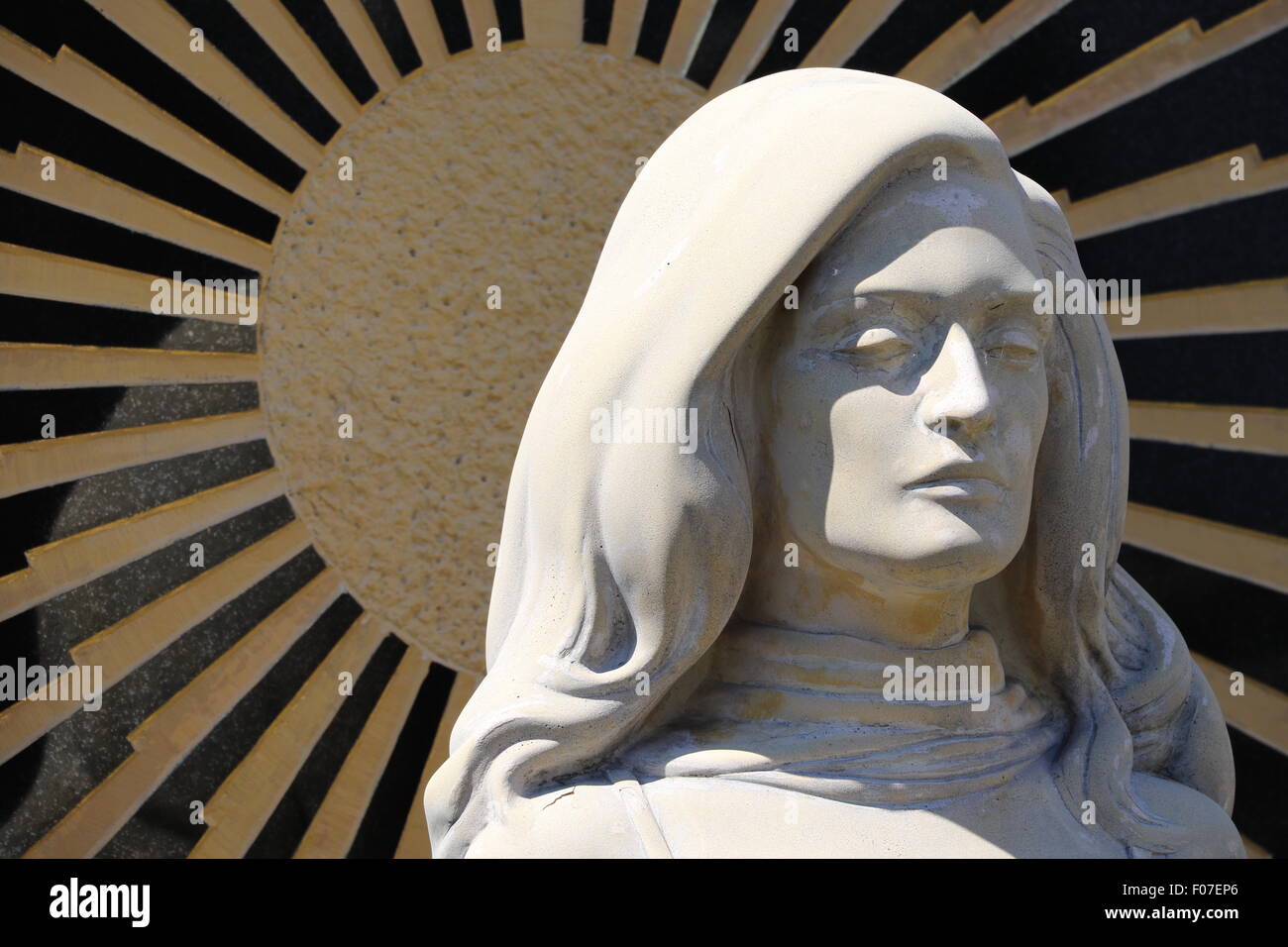 The grave memorial of Dalida in the cemetery of Montmartre in Paris ...
