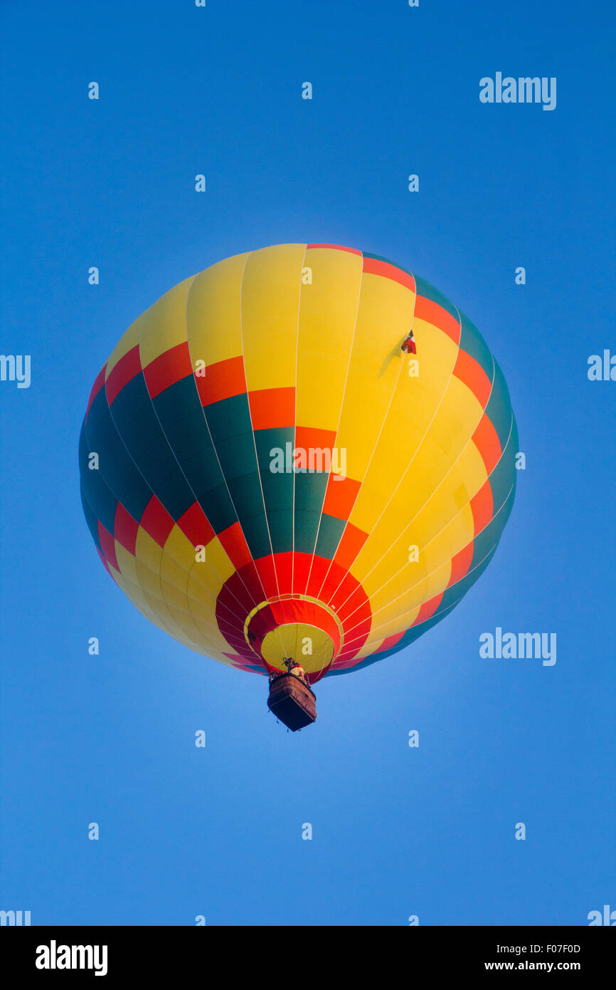 Hot Air Balloon in Flight at Annual Lake Travis Event Stock Photo - Alamy