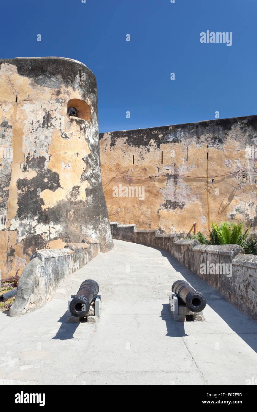 Entrance of the historic Fort Jesus in Mombasa, Kenya Stock Photo - Alamy