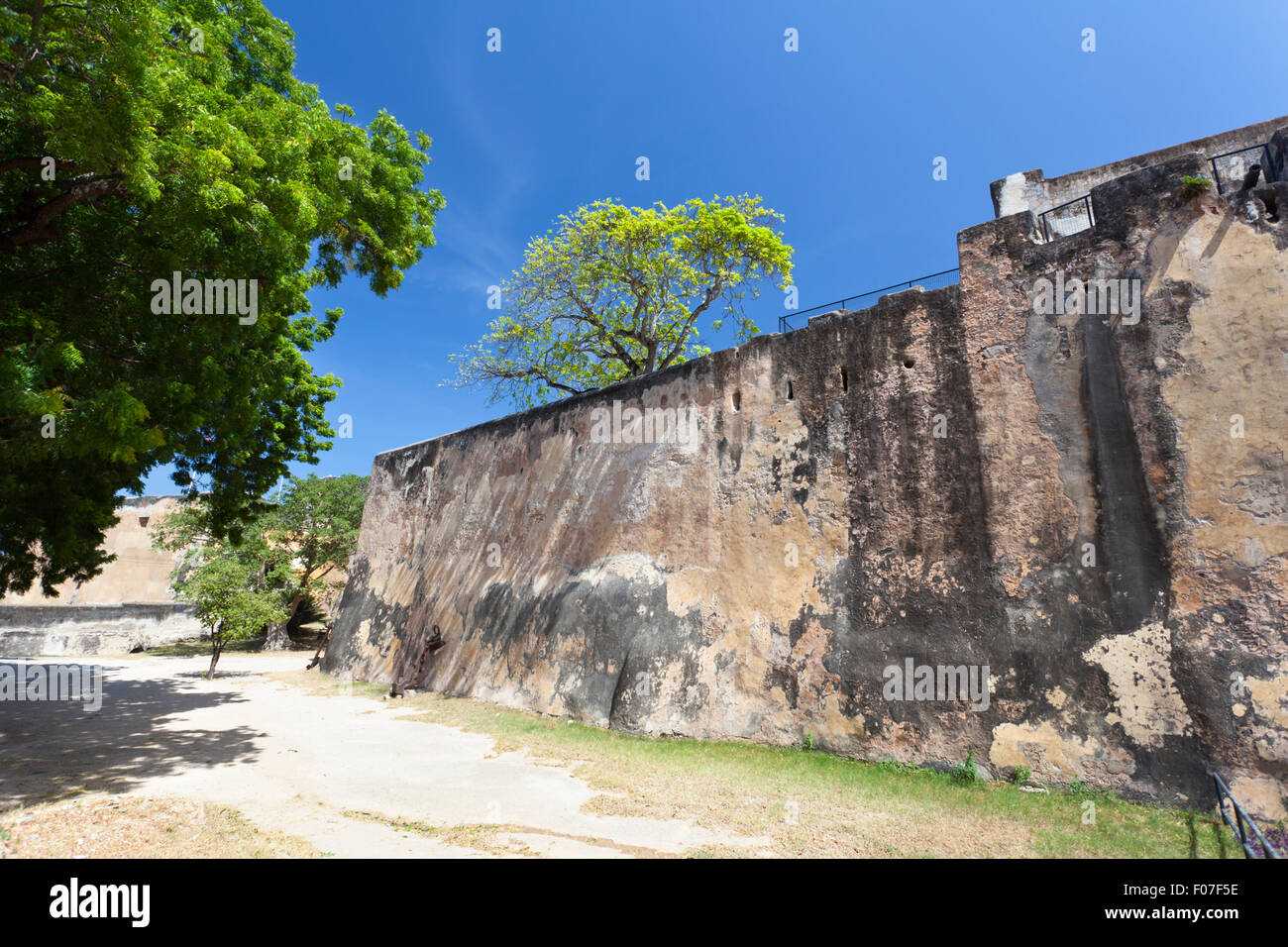 Walls of the historic Fort Jesus in Mombasa, Kenya Stock Photo - Alamy