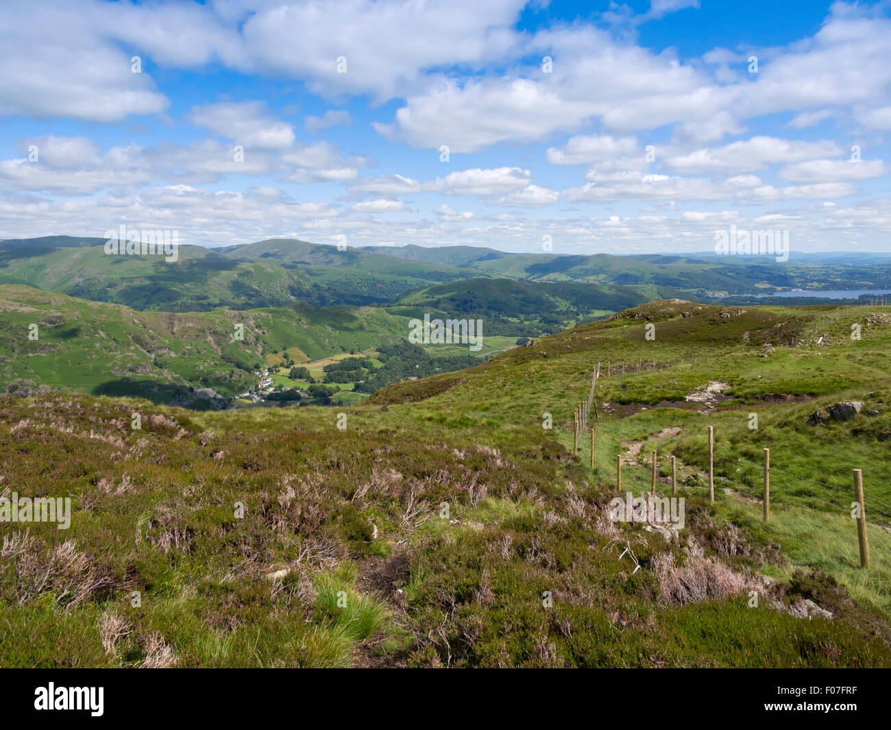 Chapel Stile from Lingmoor Fell, Lake District, Cumbria Stock Photo - Alamy
