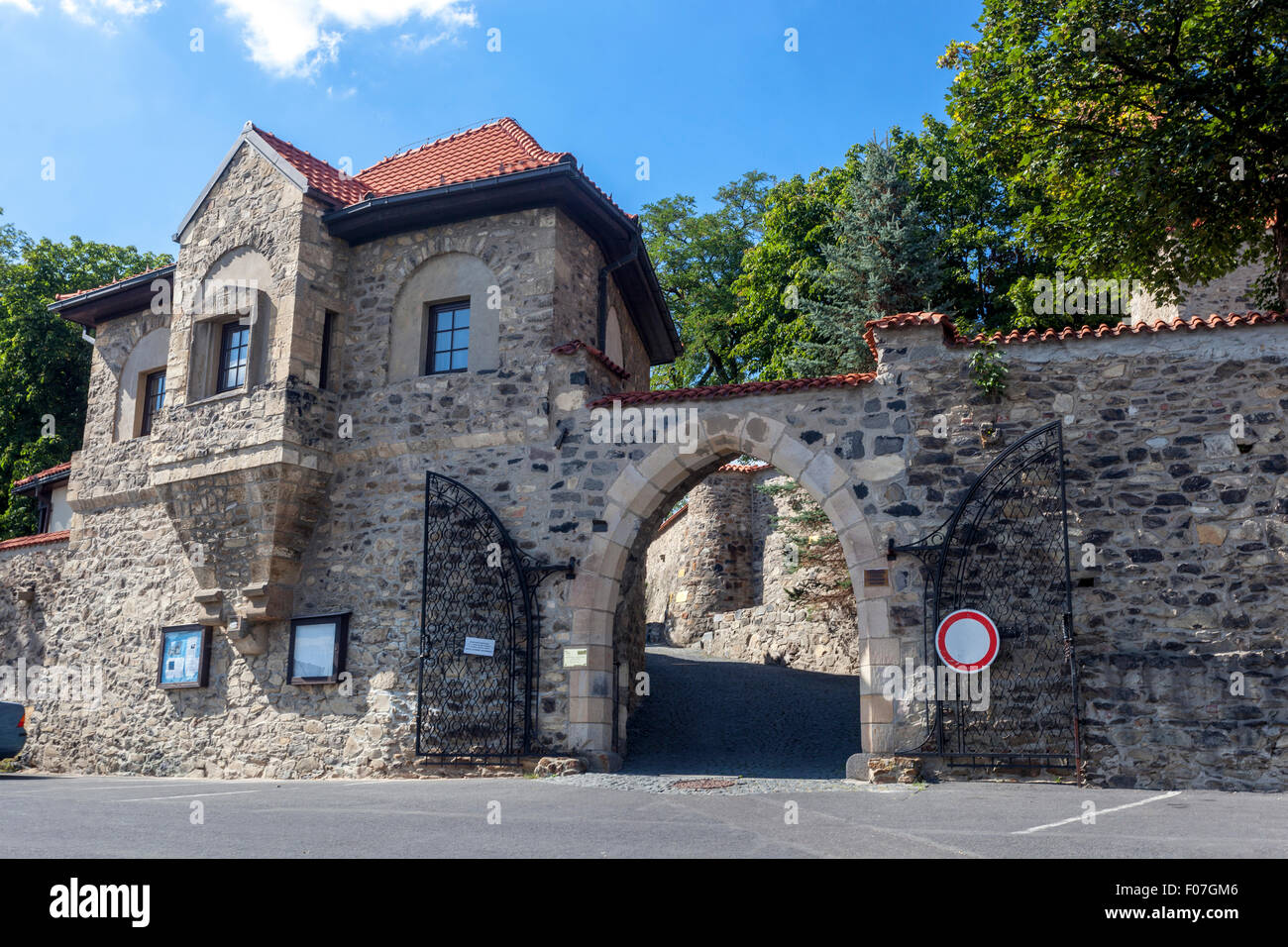 Castle Hnevin, Most. Northern Bohemia, Czech Republic Stock Photo - Alamy