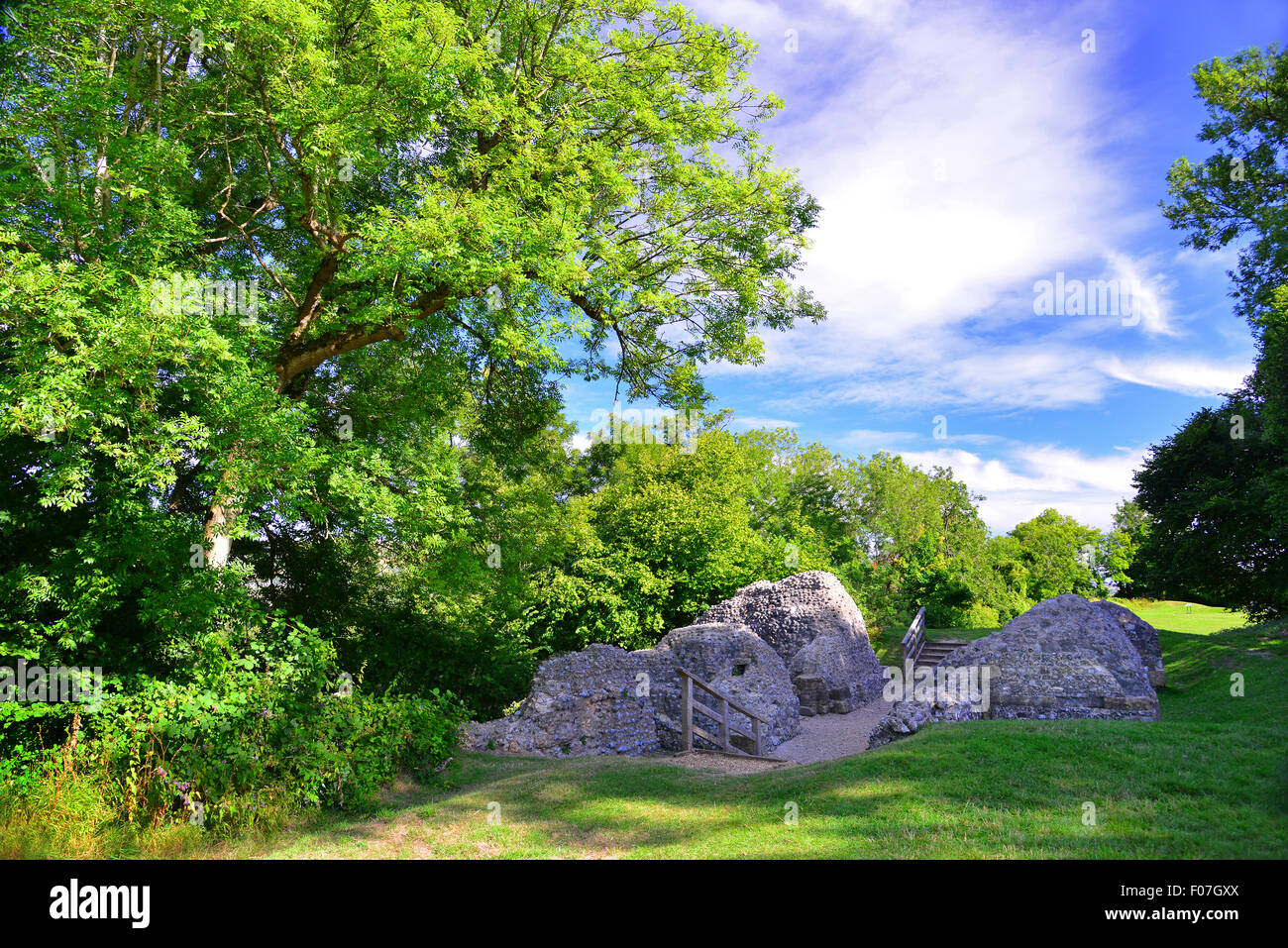 Bramber Castle, West Sussex Stock Photo - Alamy