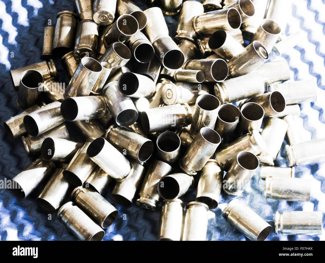 Pile of Brass Bullet Shells Stock Photo - Alamy