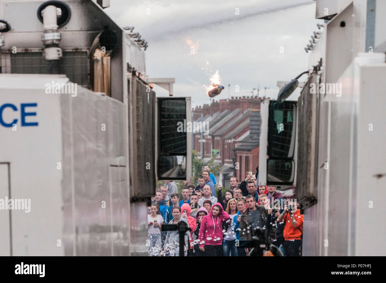 Rioter throw fire bomb High Resolution Stock Photography and Images - Alamy