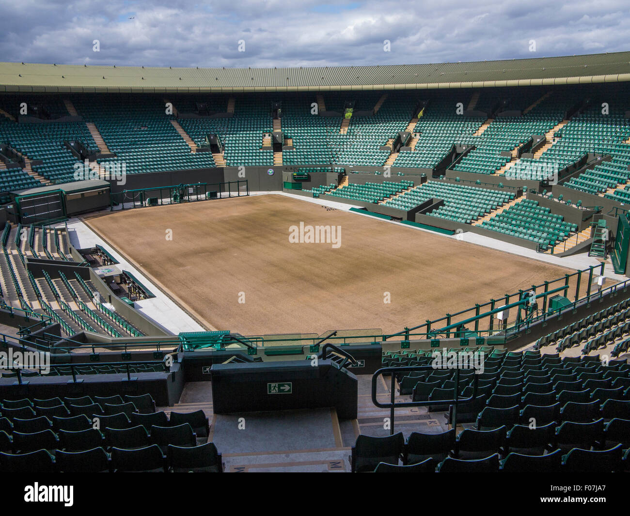 Number One Court and scenes from the All England Tennis Club in ...