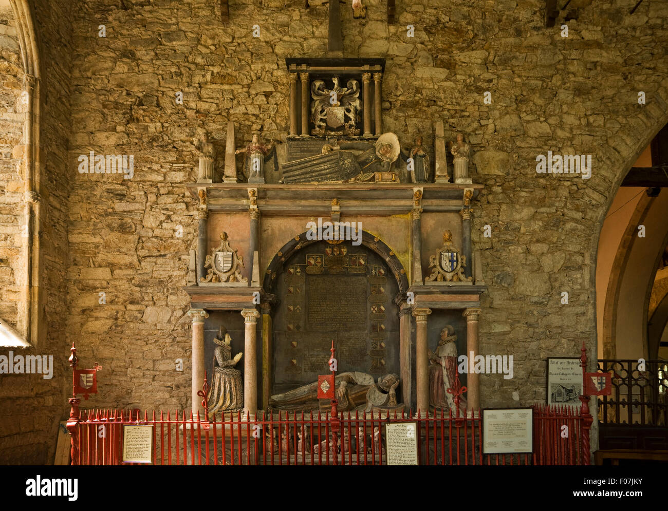 Tomb of Richard Boyle 1566 - 1643, First Earl of Cork, Lord Treasurer ...