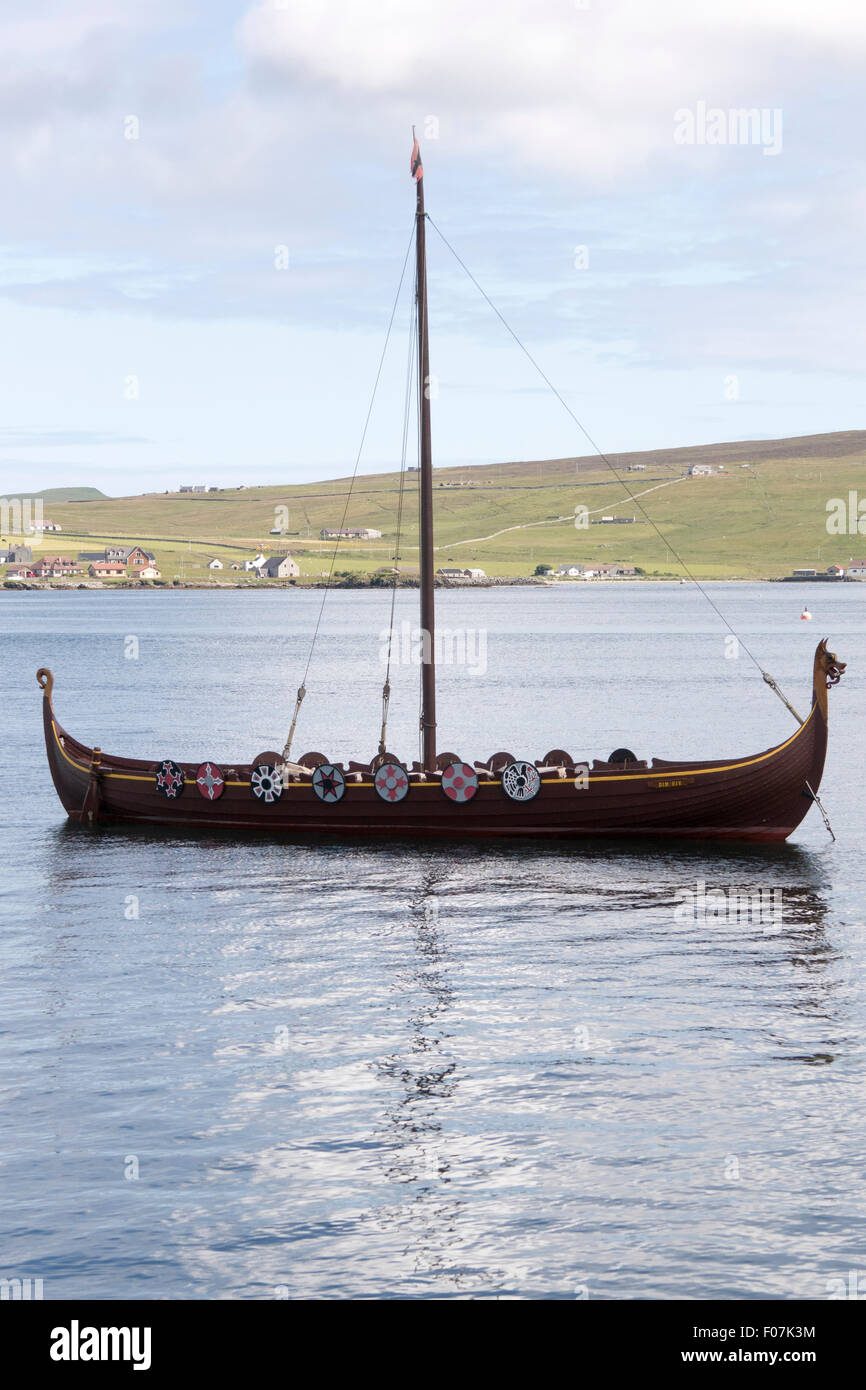 Viking Long Boat With Shields High Resolution Stock Photography and ...