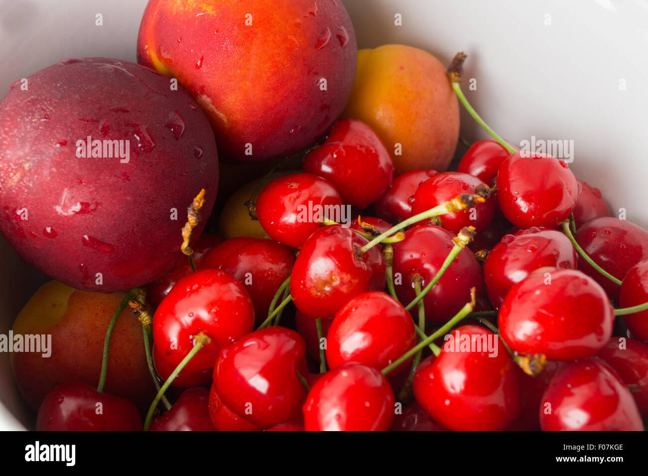 Fresh italian fruit, summer fruit, shoot taken on studio, isolated ...