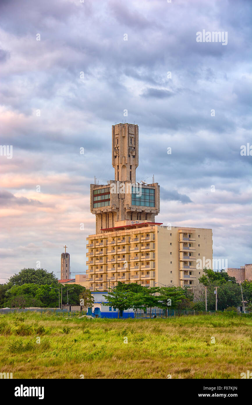 The Russian Embassy stands in the Miramar neighborhood of Havana, Cuba ...