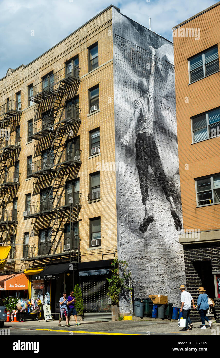Street art soho lower manhattan hi-res stock photography and images - Alamy